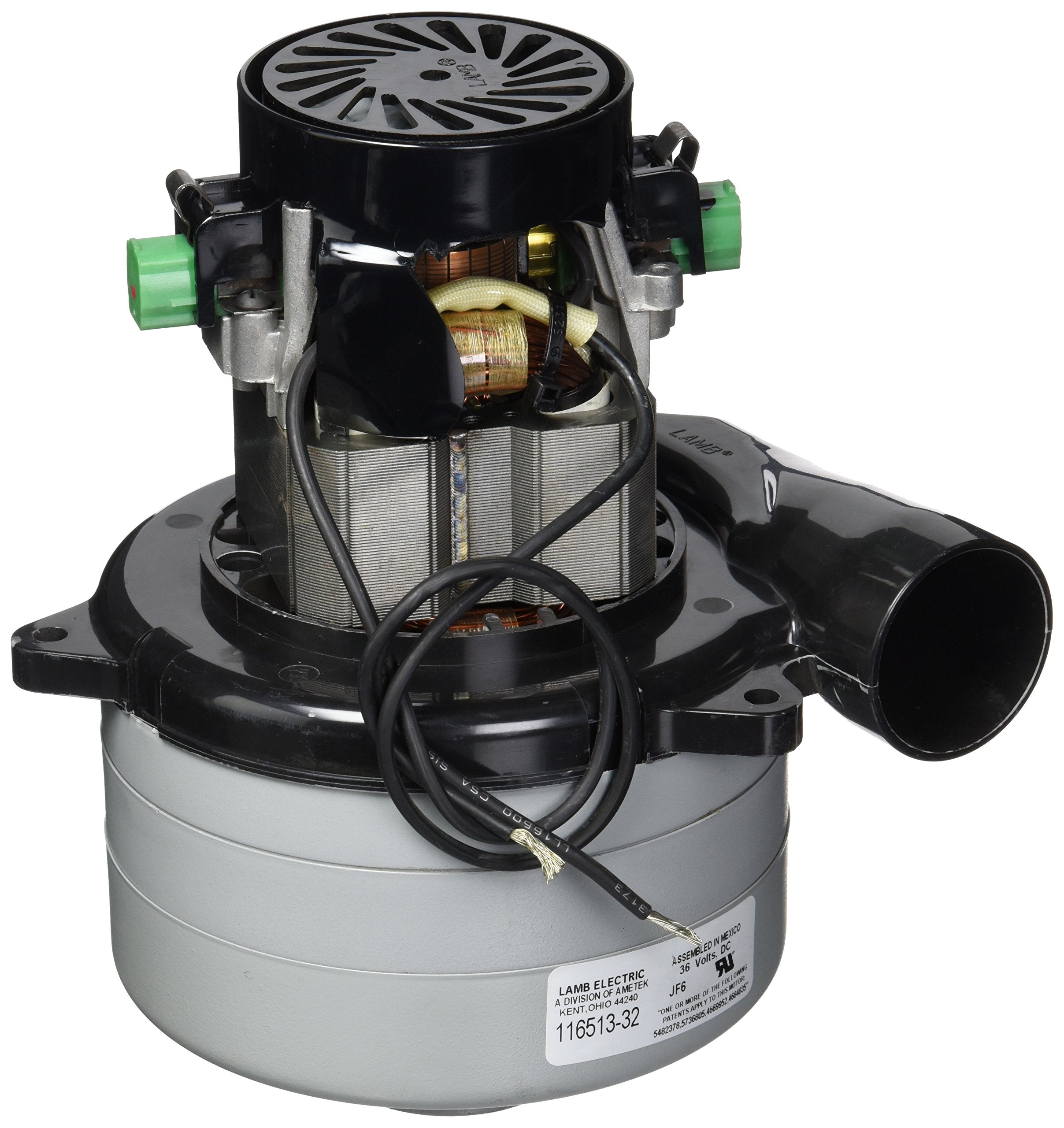 1 Ametek Vacuum Bearing 116513-32 / Motor, Lamb, 2 Stage, 36 Volt, Bal ...